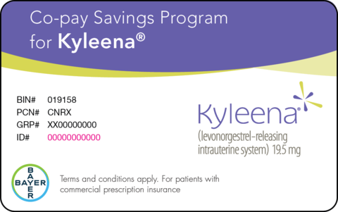 Patient Information | Kyleena US Copay Program